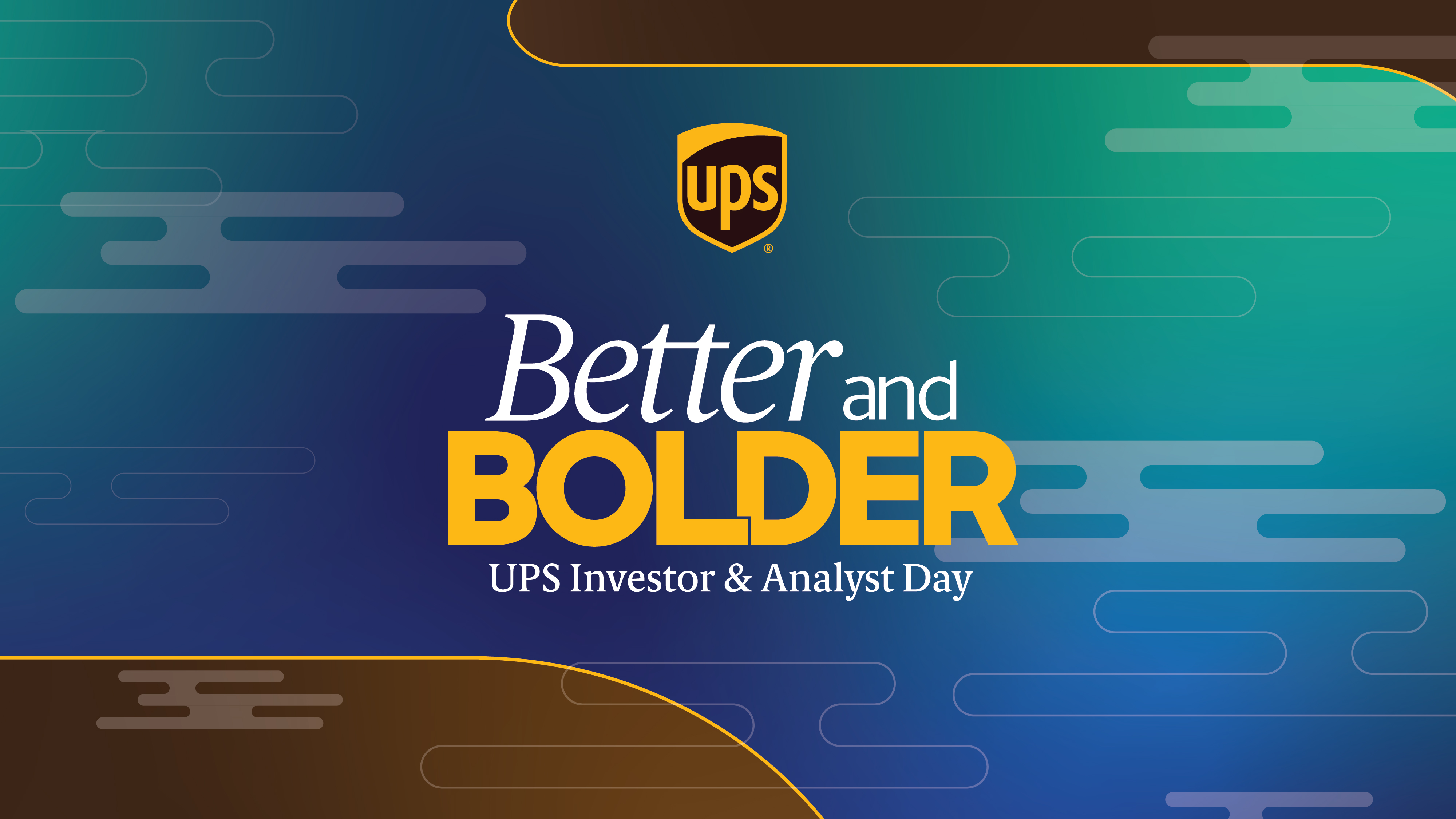 UPS announces strategic initiatives and three-year financial targets