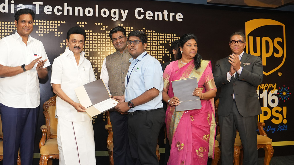 UPS opens new technology center in Chennai, India
