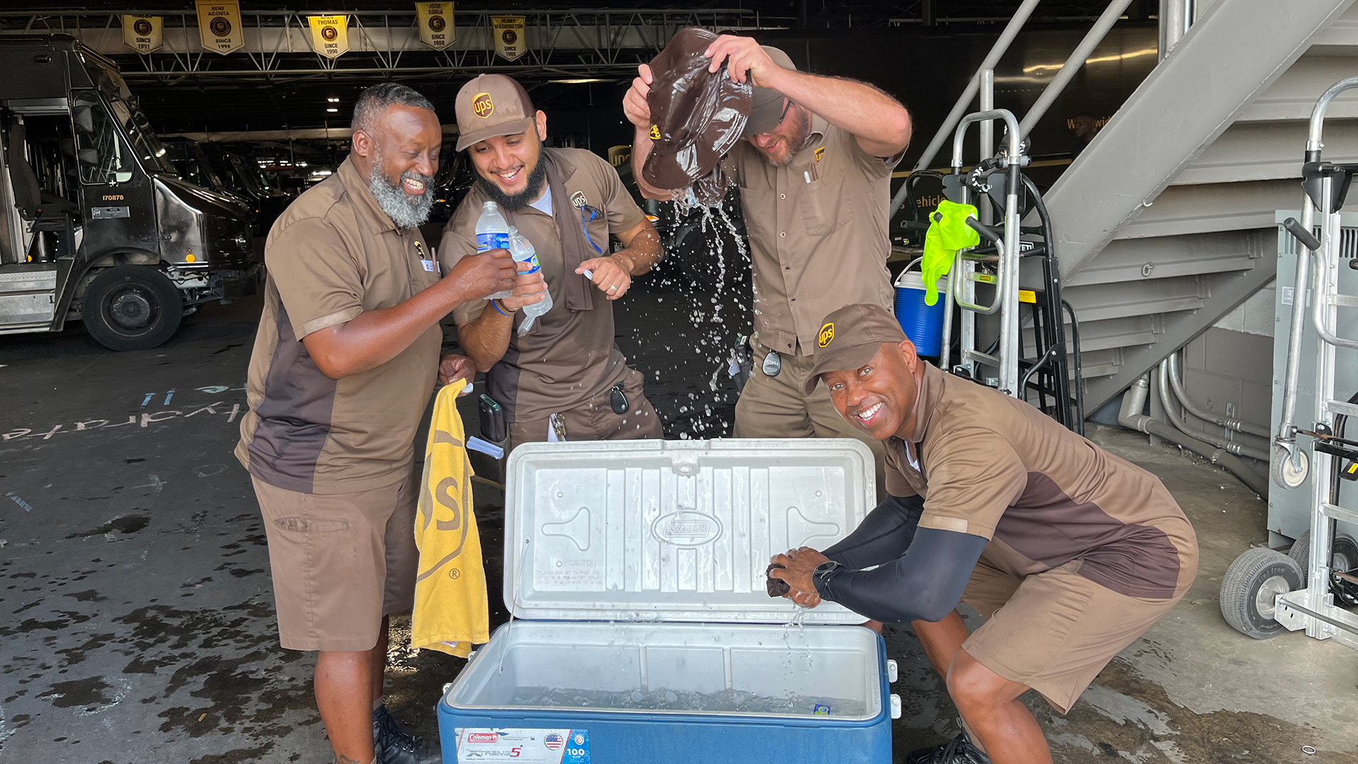 Thirsty for safety – how one UPS driver is making a splash