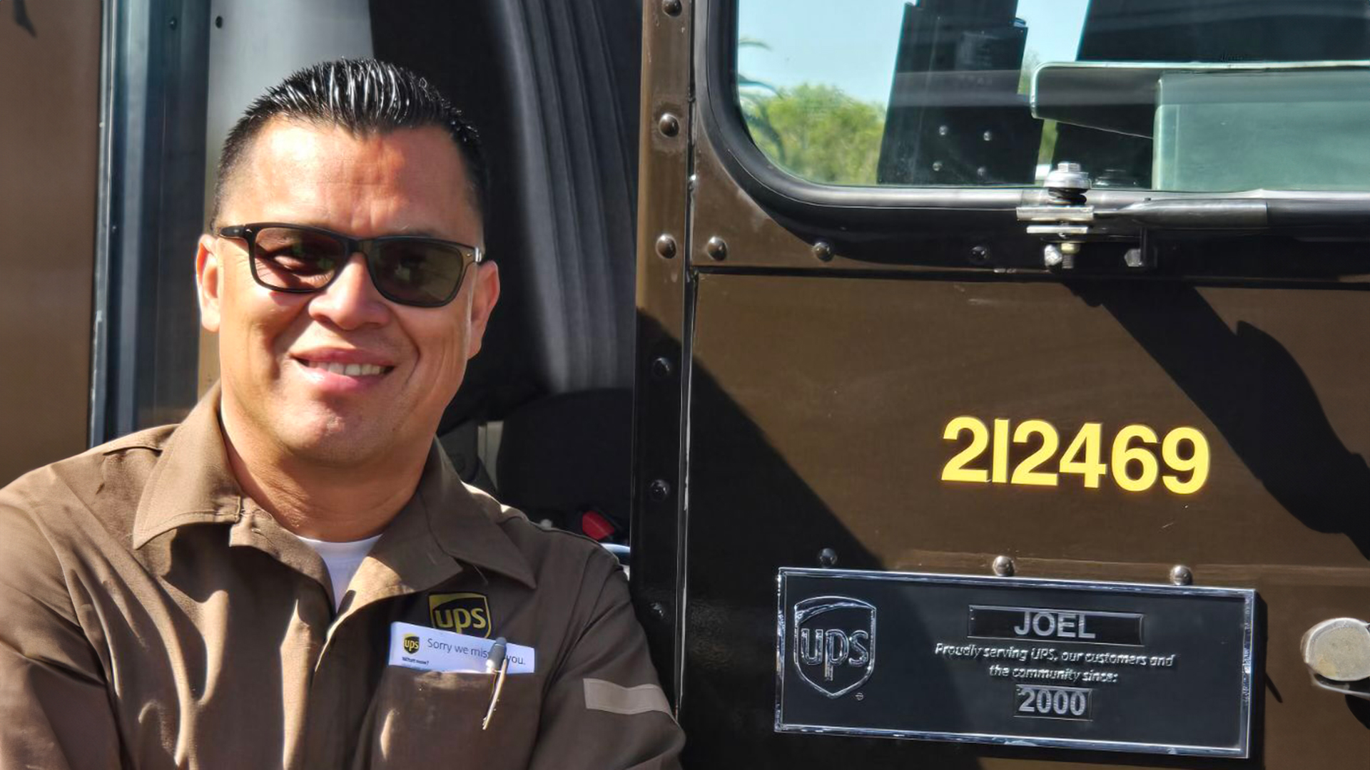 UPS driver Joel Reyez shares his tips to working in the heat